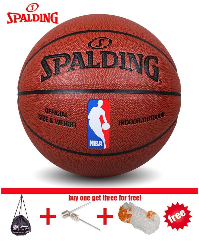 Spaldingเดิม (74-602Y) NBAรับรองการควบคุมGripในร่ม/กลางแจ้งการแข่งขัน ...
