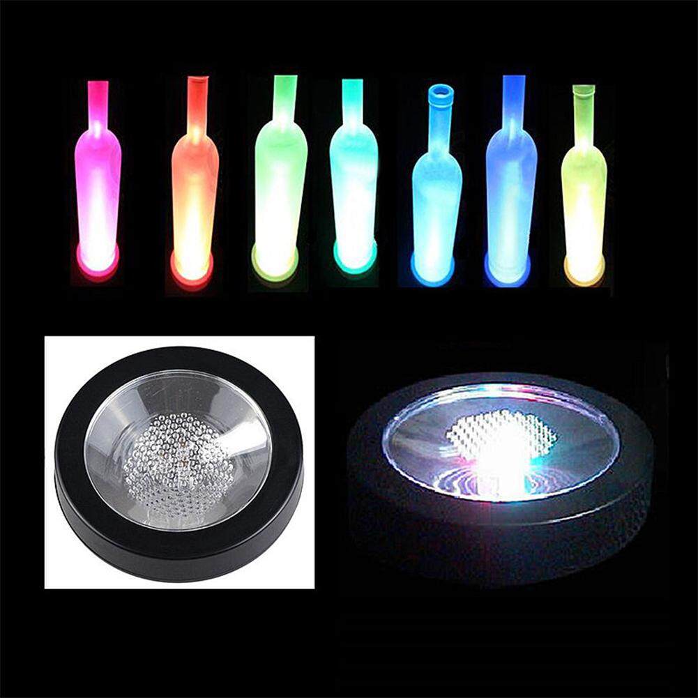LP LED Light Up Coaster Color Changing Drink Bottle Cup Mat Tableware ...