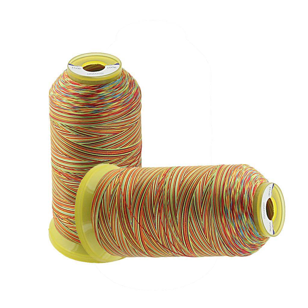 MagiDeal SPOOL Multicolor 150D เย็บหนัง DIY Handwork เชือกเส้นด้าย ...