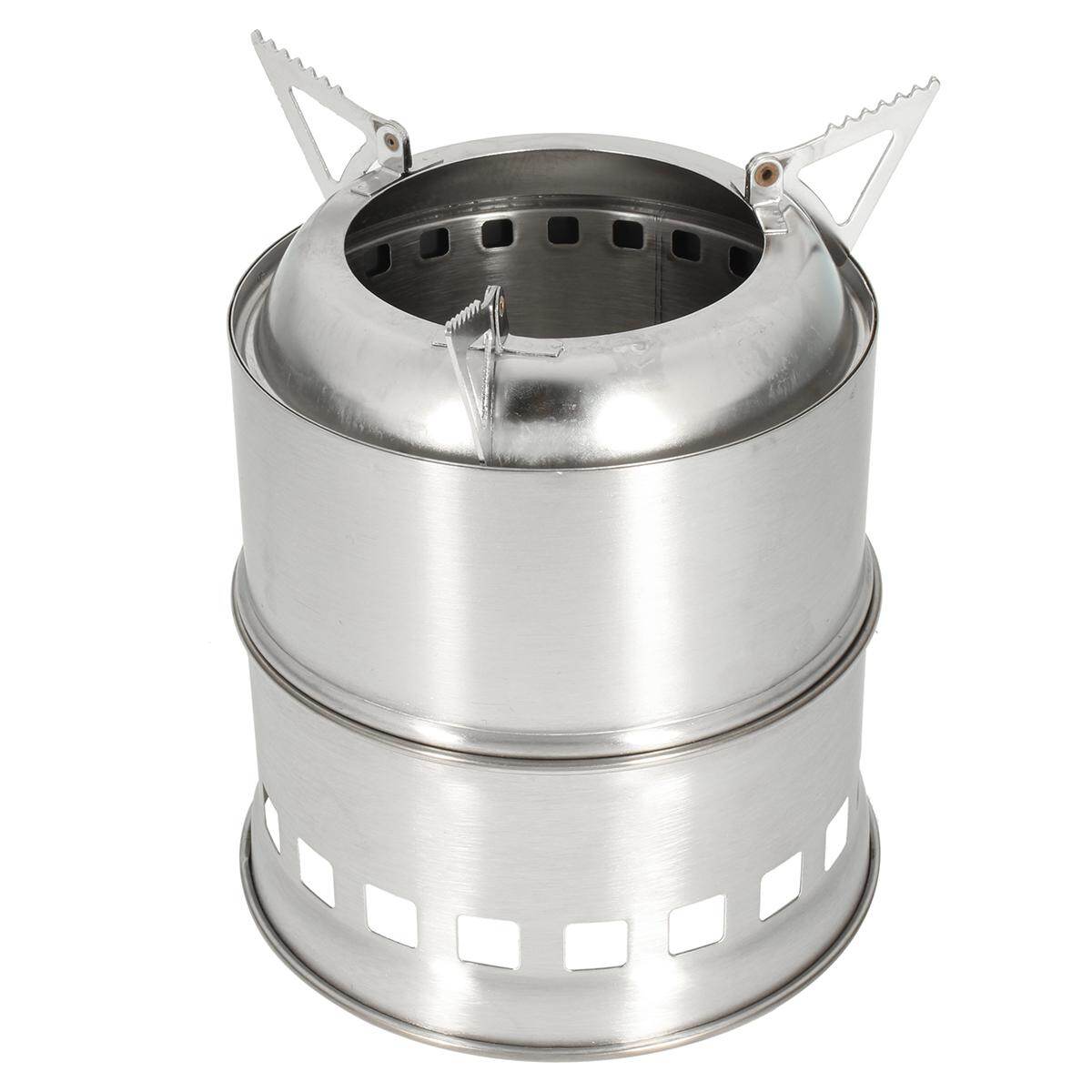 Outdoor Wood Stove Backpacking Portable Survival Wood Burning Camping ...