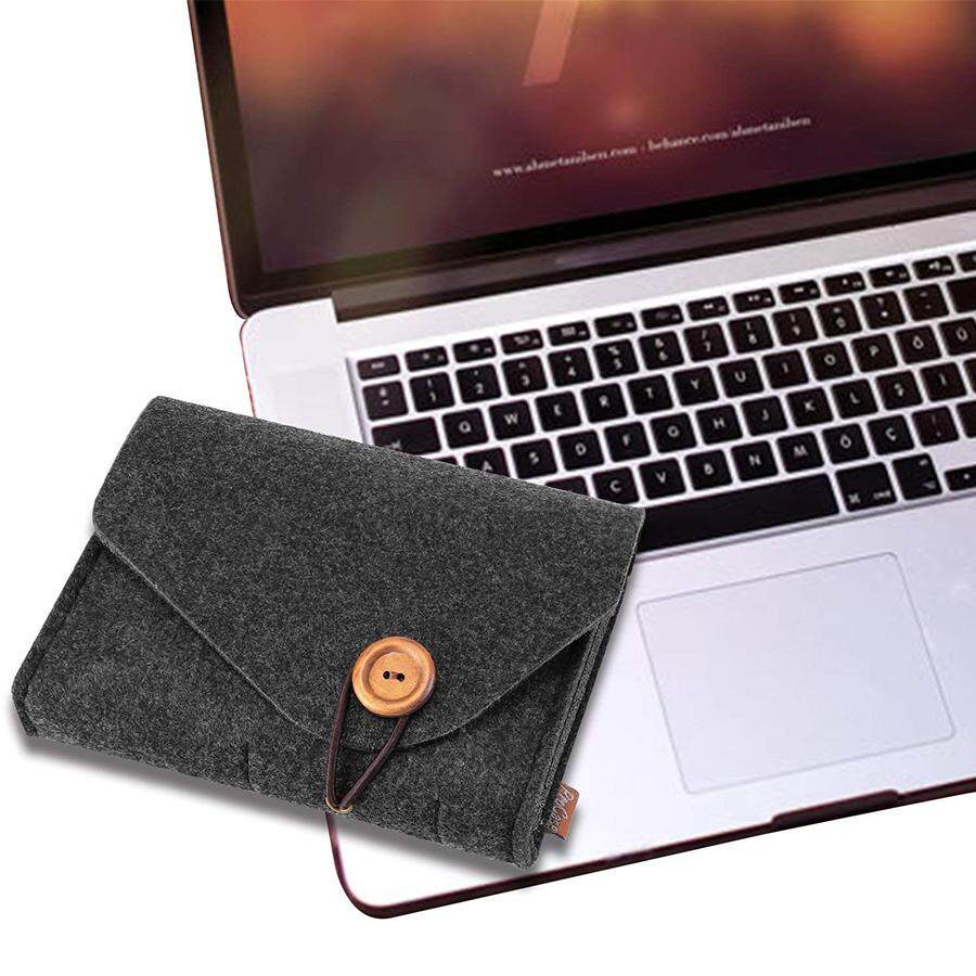 MacBook Power Adapter Case Storage Bag, Felt Portable Electronics ...