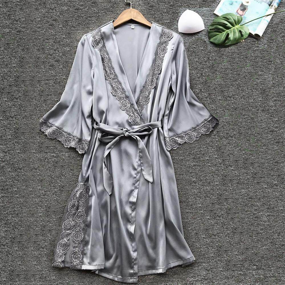 Rowellshop ใหม่หญิง Nightgown Nightdress Nightclothes ชุดนอนฟรีผู้หญิง ...