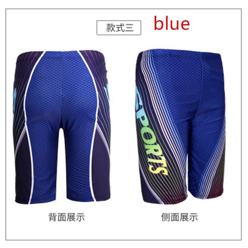 Professional Men Competitive Swim Trunks Shark Skin Swimwear Solid ...