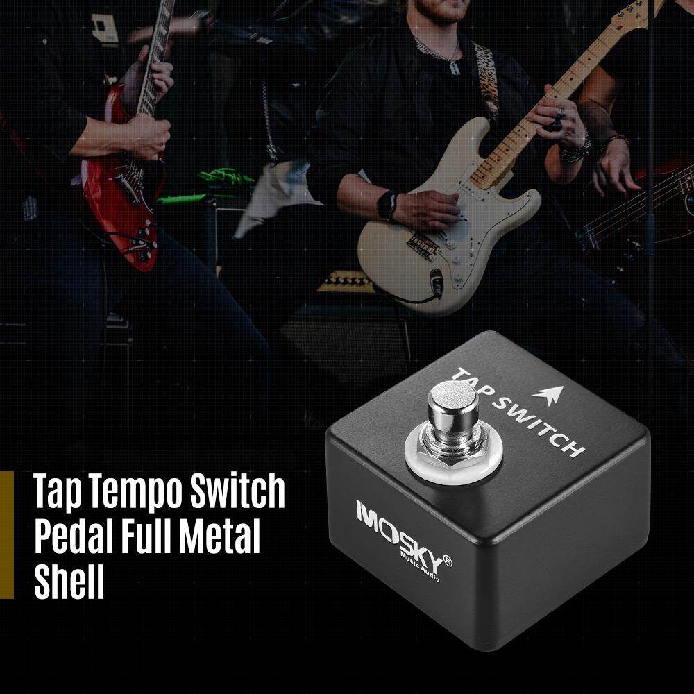 Mosky TAP SWITCH Tap Tempo SWITCH Pedal Full Metal SHELL - Effect Pedal World - ThaiPick