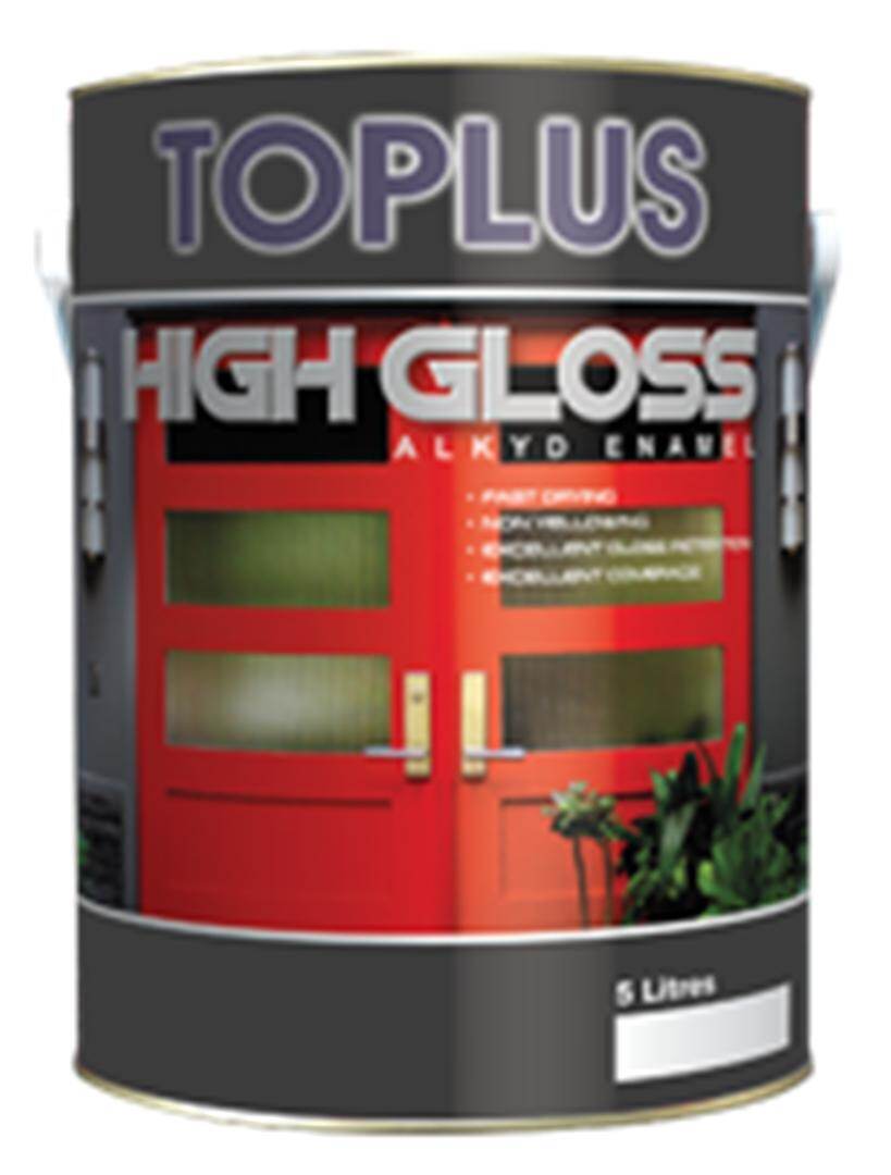 1LITER SMART PAINTS TOPLUS HIGH GLOSS ~ WHITE (9102) | Lazada