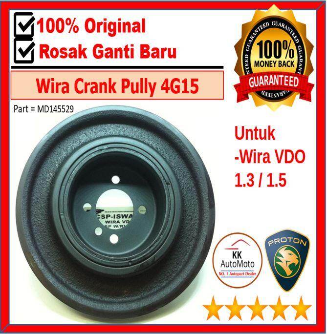 OEM Crankshaft Crank Pulley Wira VDO 1.3 / 1.5 4G15 12V / 4G13 /15 12V ...