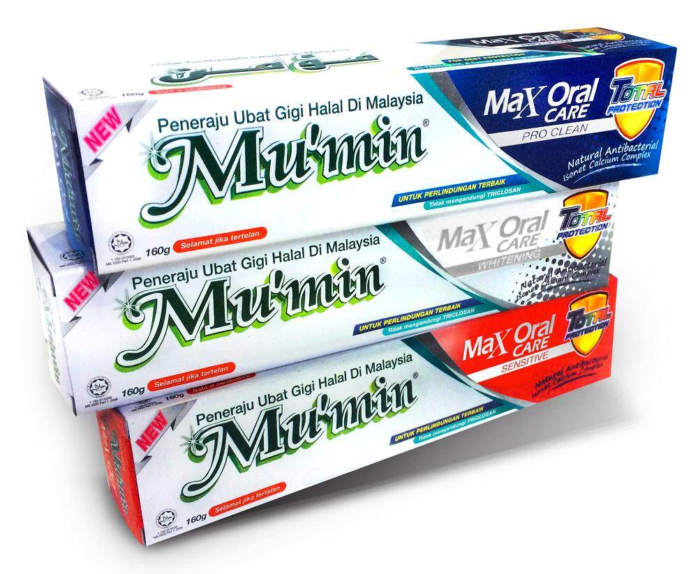 Mu'min Ubat Gigi Max Oral Care 160g - Whitening | Lazada