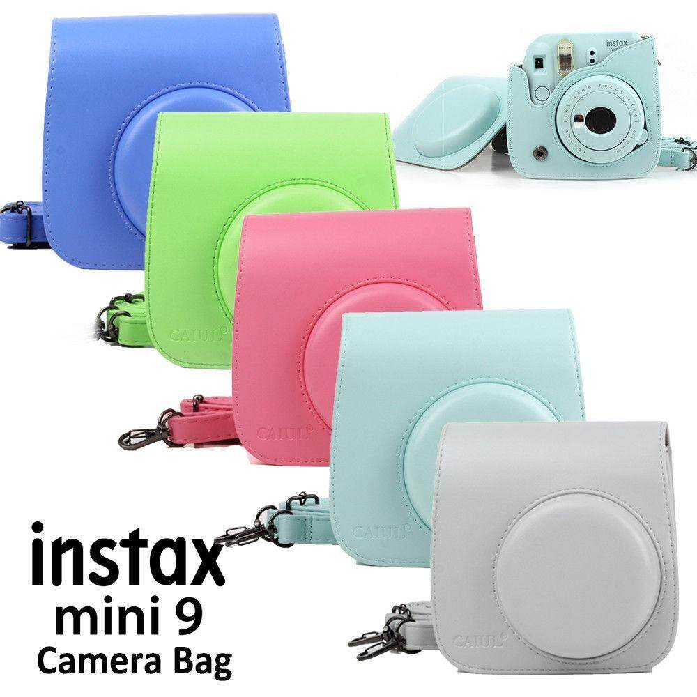 Instax Mini 8 Mini 9 Leather Case / PU Leather Pouch / Hard Case Cover ...
