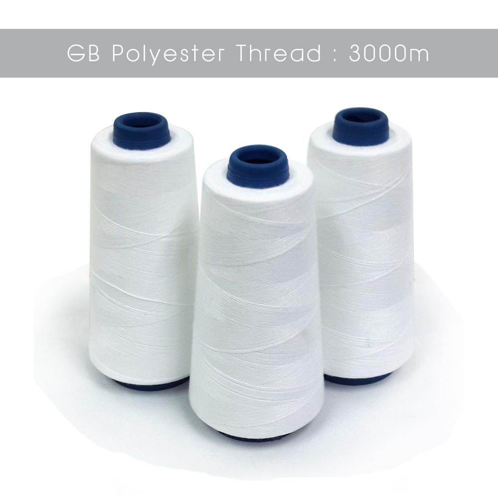 5 Rolls Benang jahit putih-3000mts | Lazada