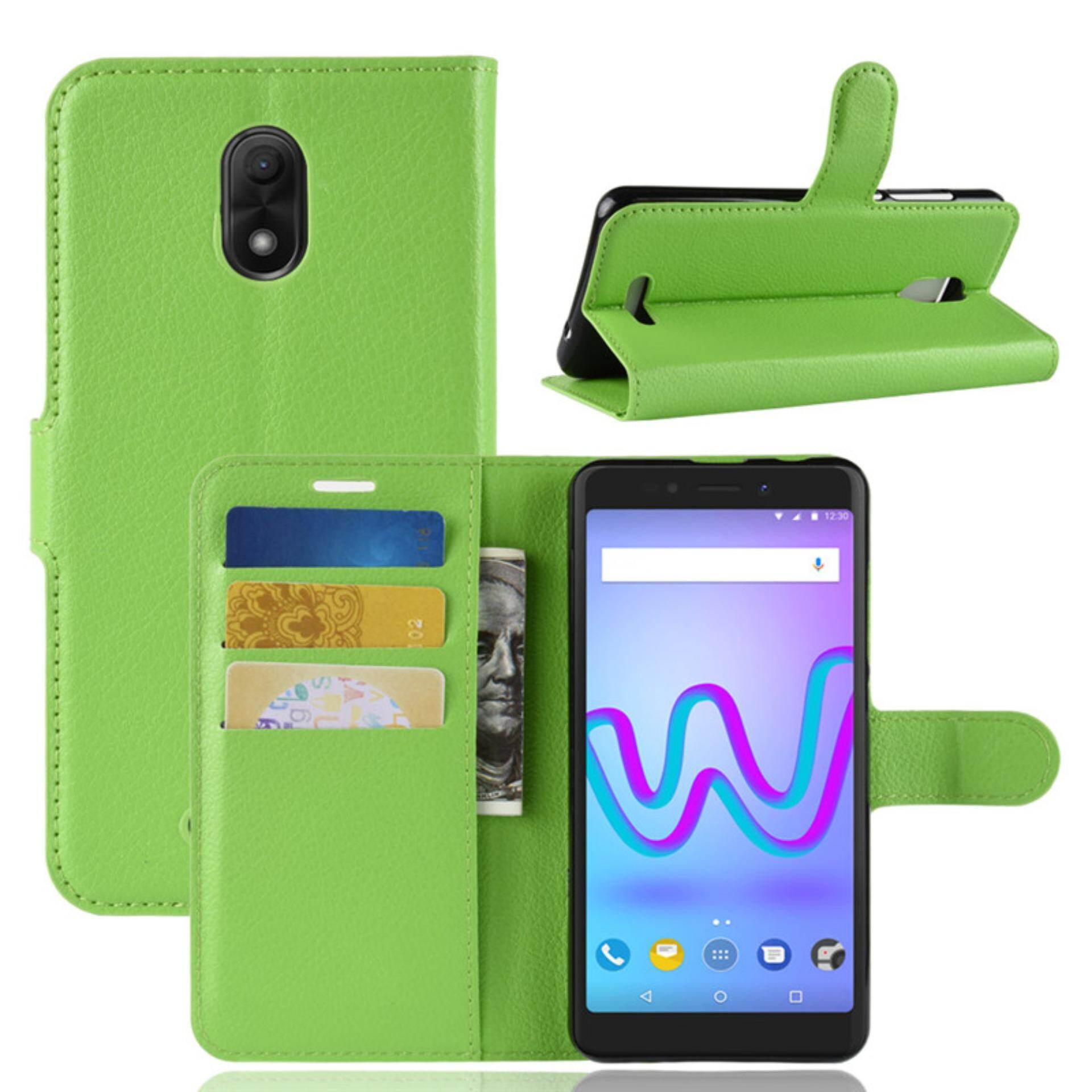 Premium Leather Flip Cover Wallet Phone Case for Wiko Jerry 3 - BUYITE ...