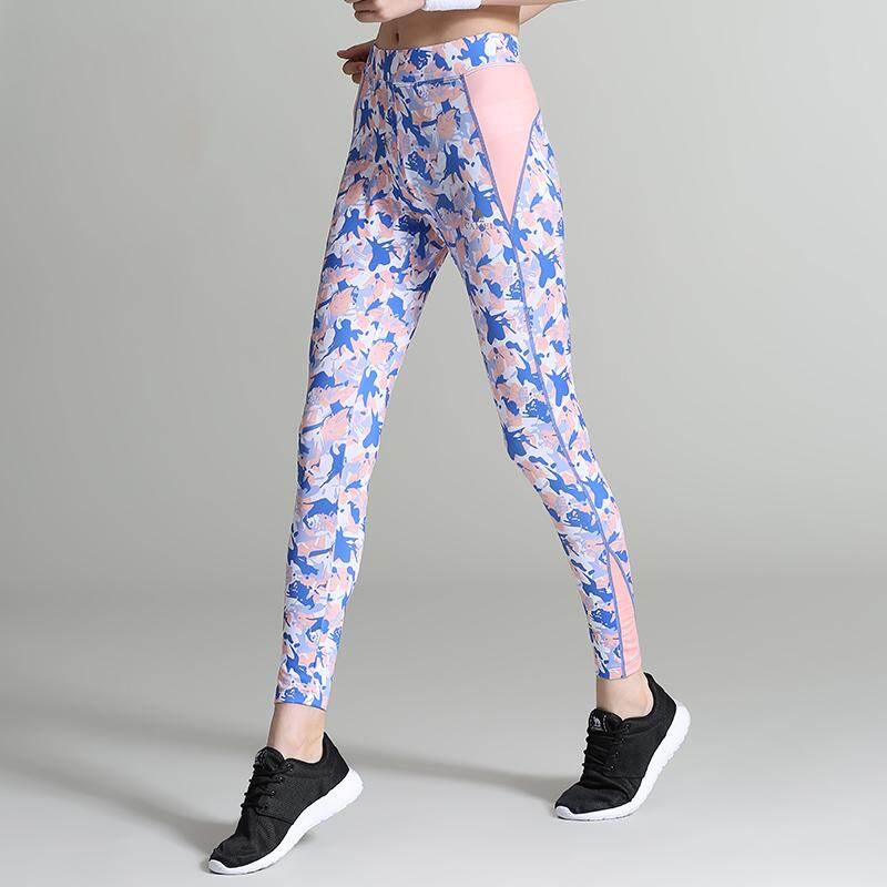 Camel women high waist sports pants breathable running yoga Trousers ...