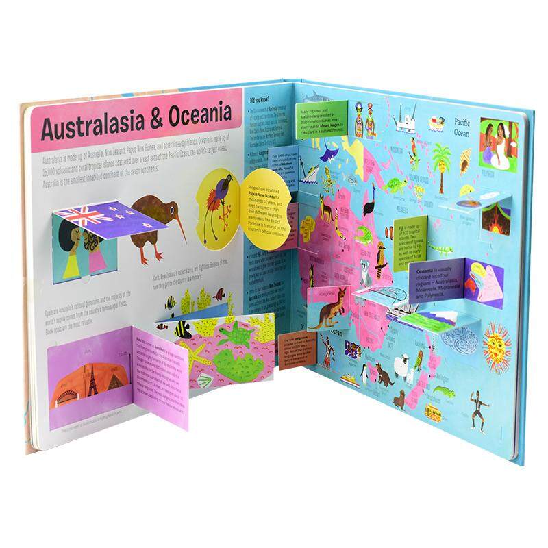 Original Children Popular Books The Seven Continents Of The World Board ...