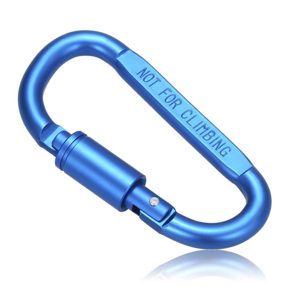 Lixada Aluminum Alloy D-ring Locking Carabiner Screw Lock Hanging Hook ...