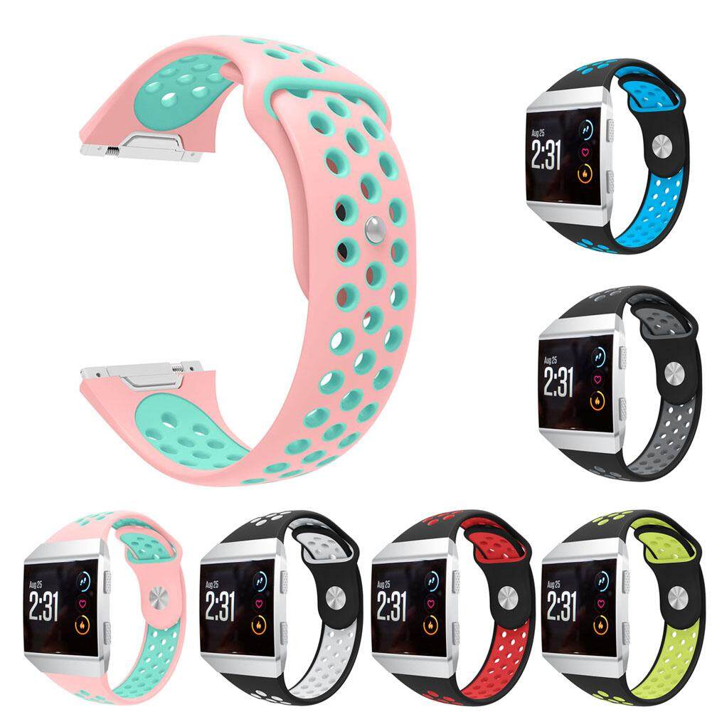 YBC Watch Band Silicone Replacement Strap Wristband for Fitbit Ionic ...