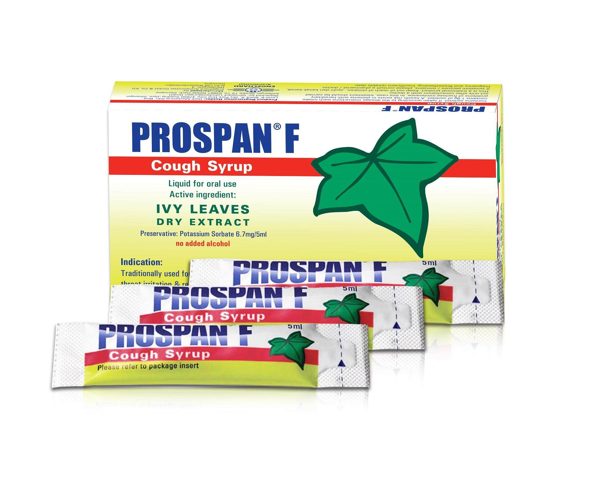 Prospan F Cough Syrup (5ml x 9s) | Lazada