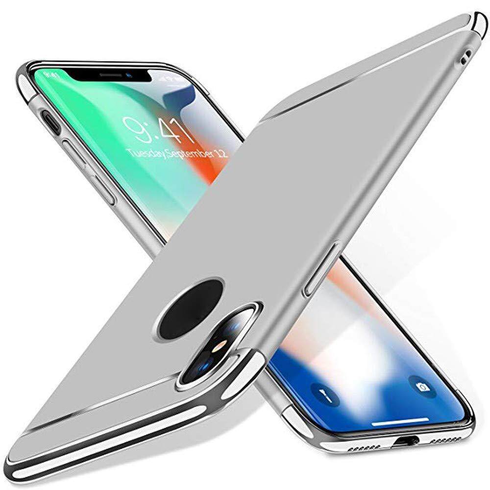 DugeCase for iPhone XS Max Case，Ultra Thin 3 in 1 Hybrid Hard Plastic Shockproof Protection Case ...