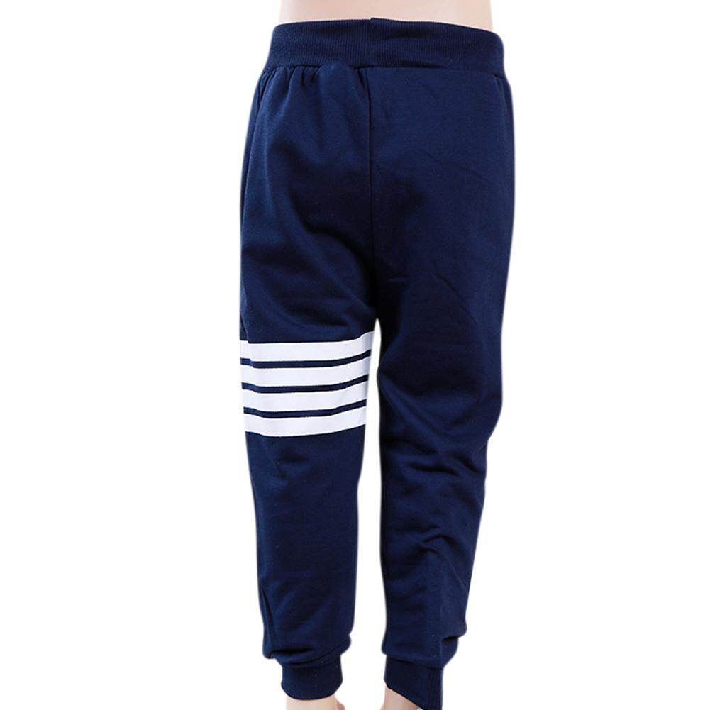 ZJ Fashion Children Baby Boy Girl Cotton Sports Pants Casual Stripe ...