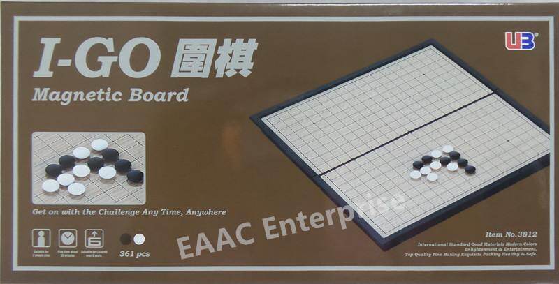 I-GO IGo Go Board Game With Magnetic Stones and 19x19 grid lines Board ...