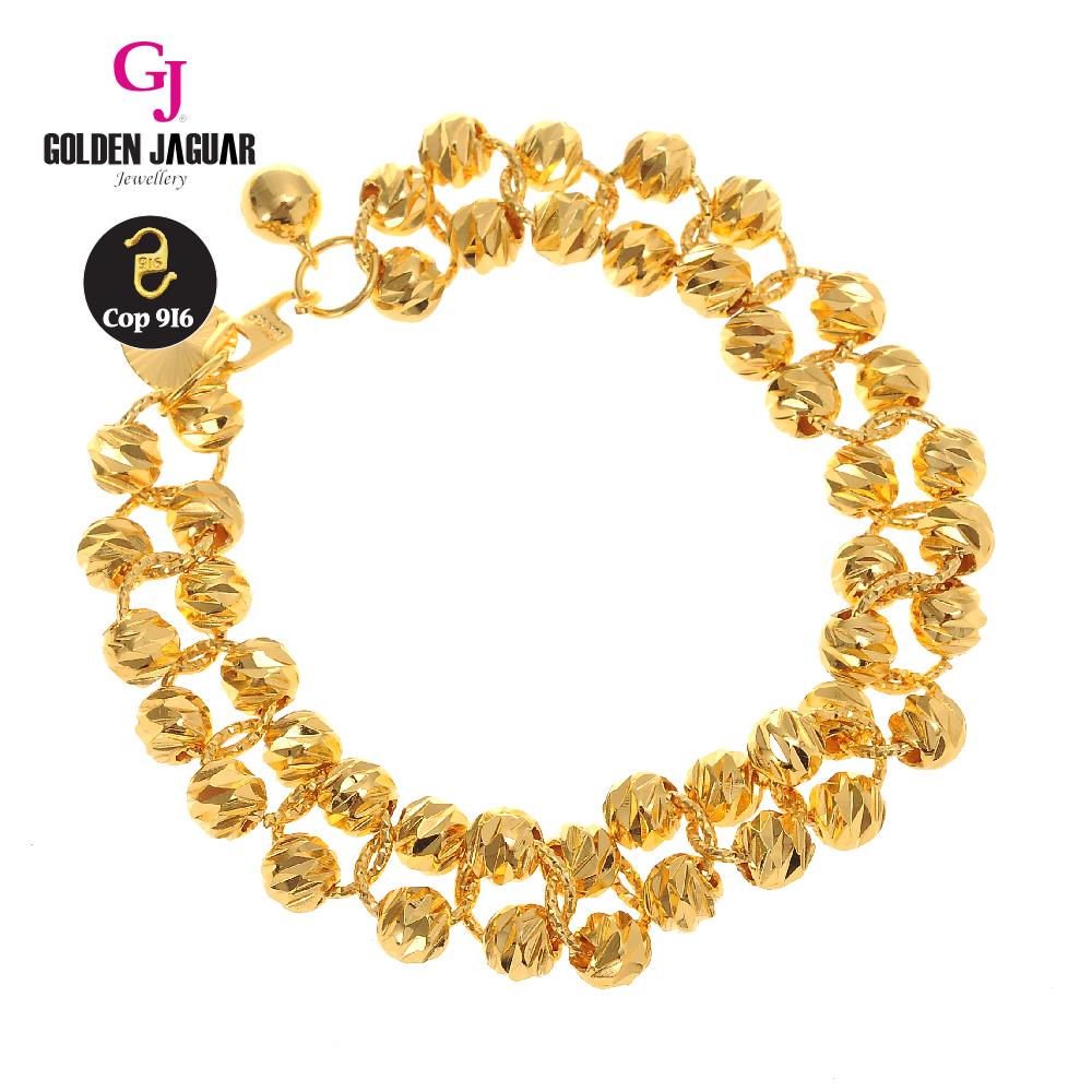 GJ Jewellery Gold Korea Gold 24K 6M Grape Crescent Bracelet gj-jewellery-gold-korea-gold-24k-6m-grape-crescent-bracelet