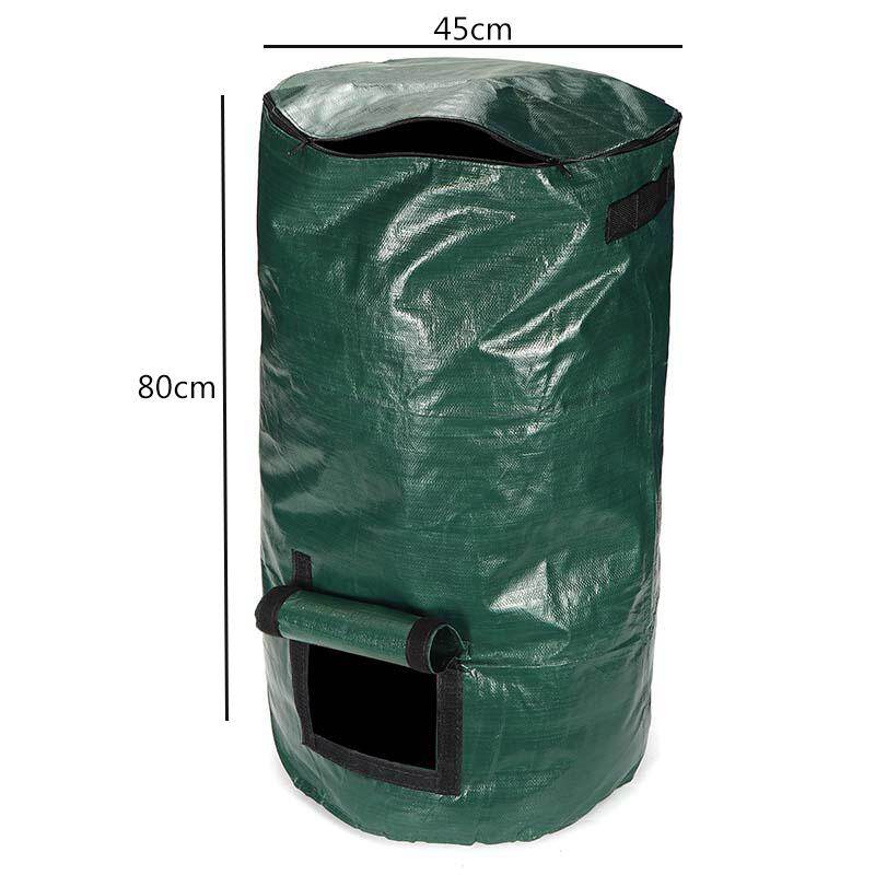 80L อินทรีย์ถุงหมักปุ๋ย KITCHEN Garden Organic Waste Storage Disposal ...