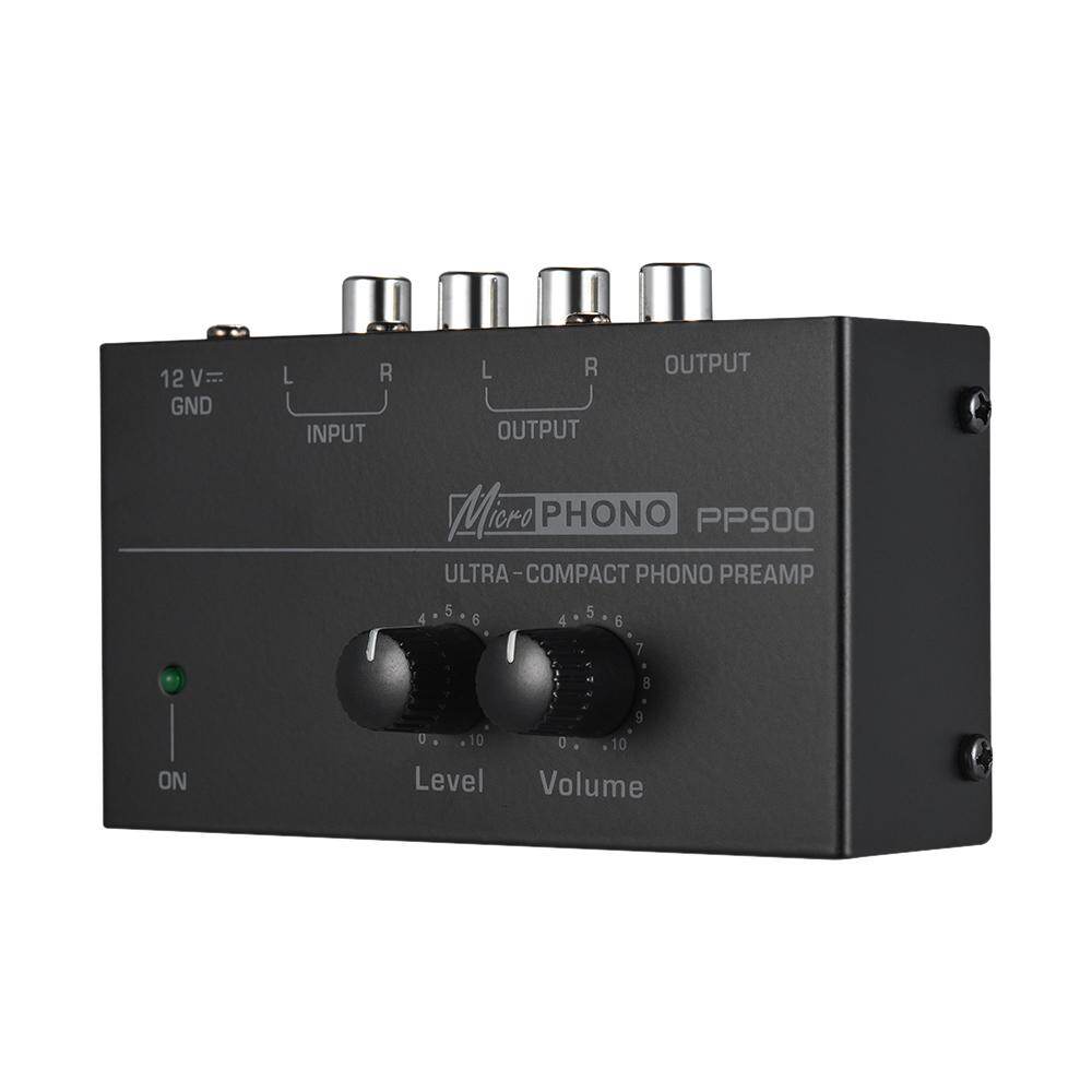 Ultra-compact Phono Preamp Preamplifier with Level & Volume Controls ...