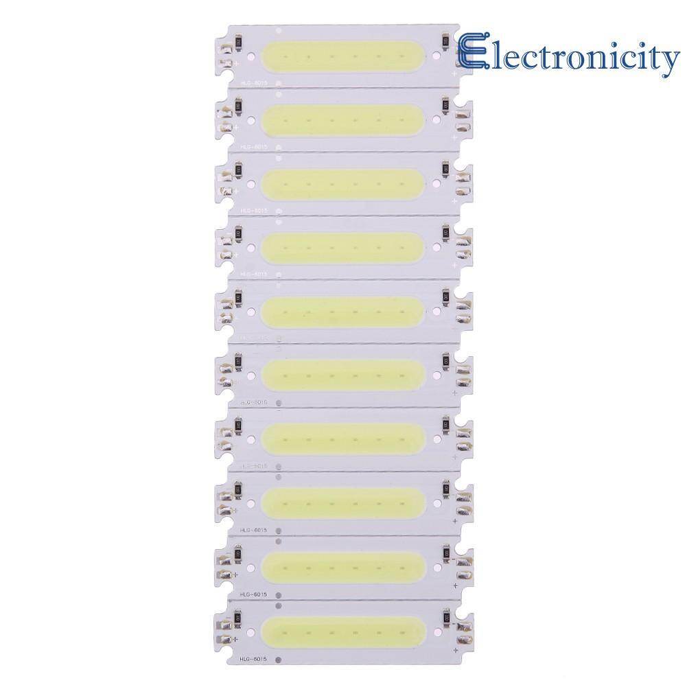 10pcs DC9 - 12V 2W High Power COB LED Stripe Chip Light Emitting Diode ...