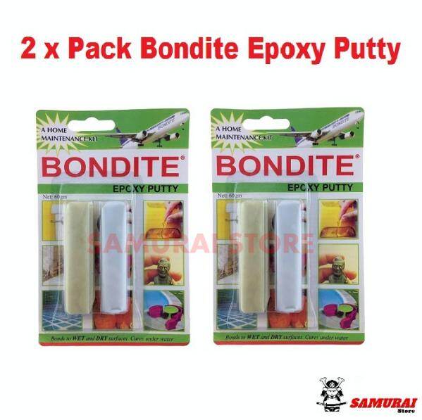 (2 x Set) 60g BONDITE Epoxy Putty Filler Bonding Stick Water Leaking ...