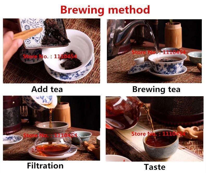 C-PE018 Top grade Chinese yunnan original Puer Tea,357g health care tea ripe pu er puerh green ...