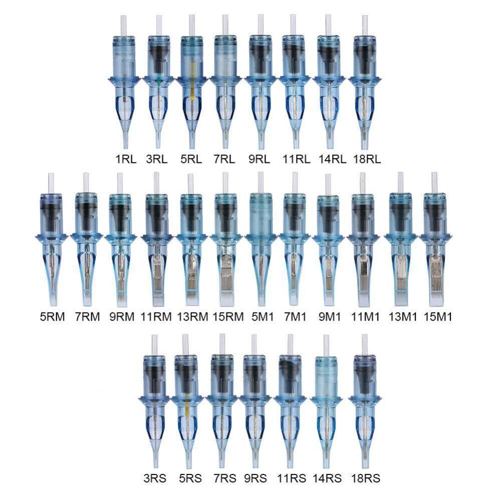 10pcs/set Disposable Makeup Tattoo Sterile Cartridge Needles RL/RM/M1 ...