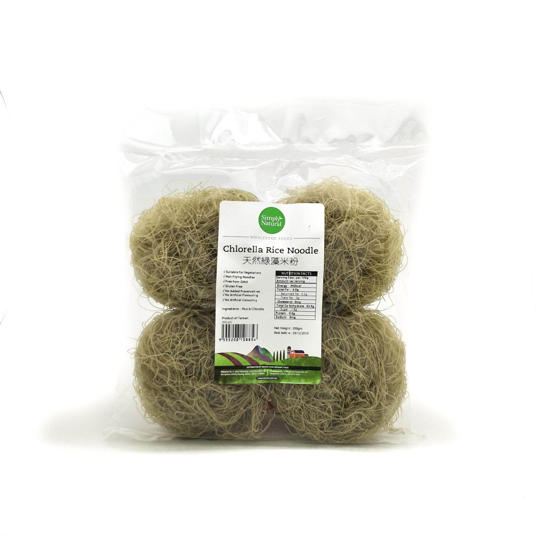 SIMPLY NATURAL Chlorella Rice Noodles 200g Taiwan | Lazada