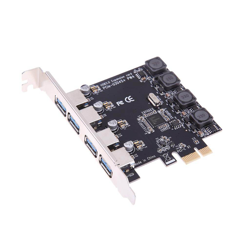 USB PCIe Card, 5Gbps Super Speed NEC Chipset 4 Port USB 3.0 to PCI ...
