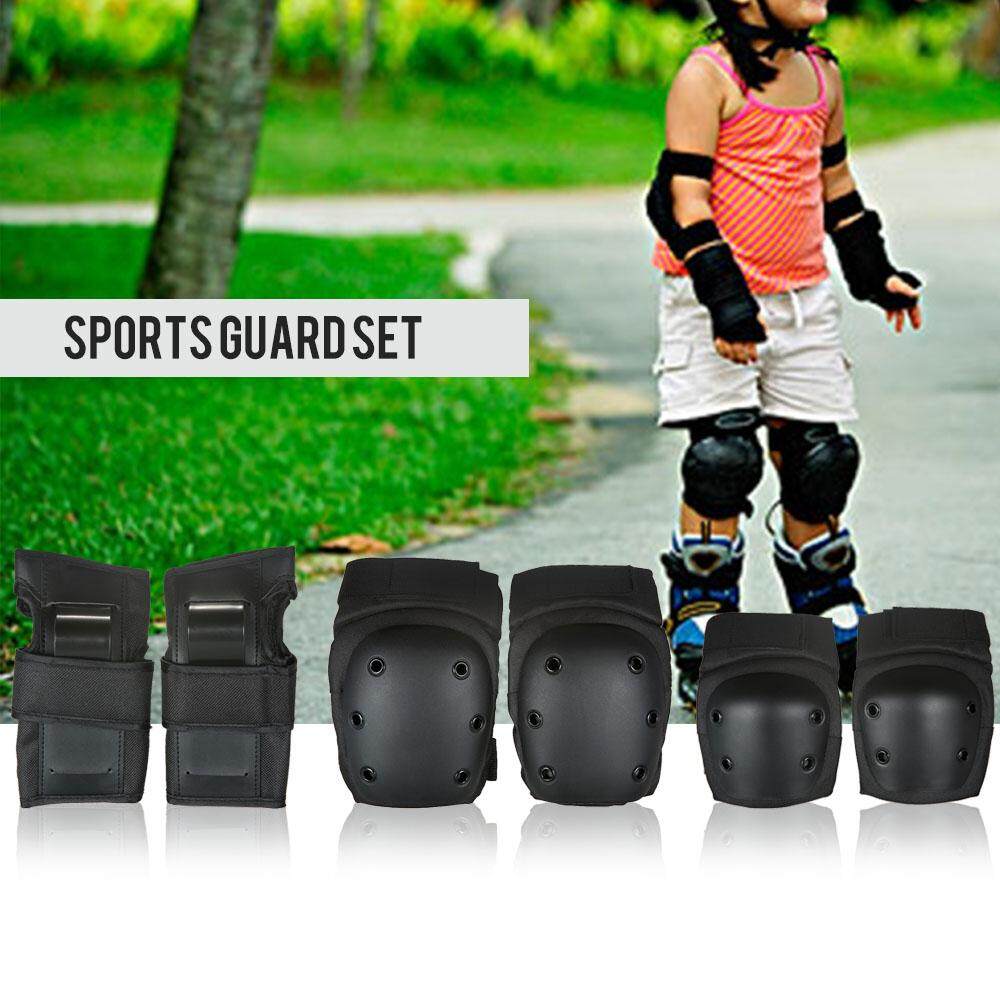 Lixada 6PCS Brace Cycling Roller Skating Skateboard Elbow Knee Wrist ...