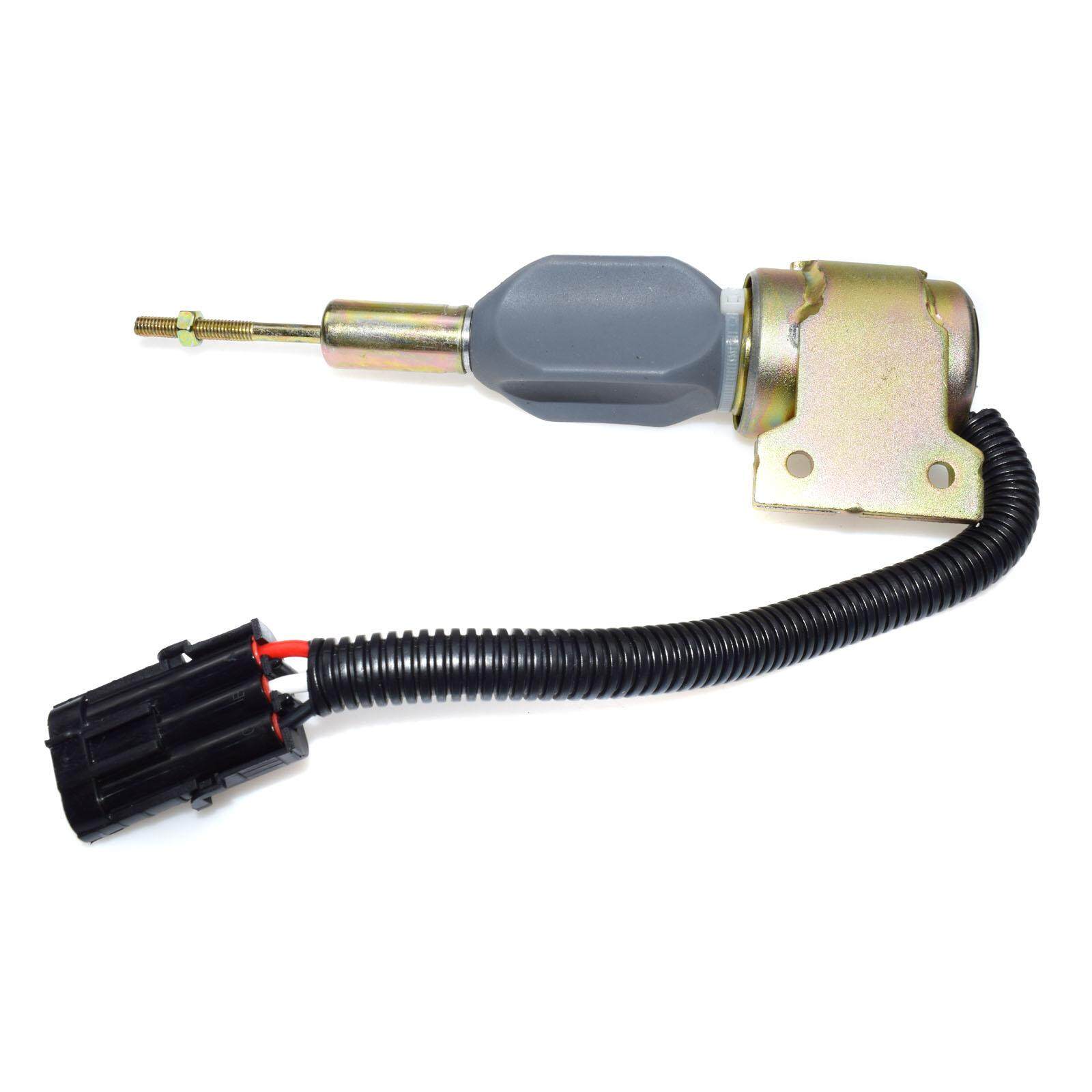 Engine Shut Off Solenoid for Cummins 4BT 6BT 5.9L 24V Excavator 3932530 SA-4756-24 SA-4891-24 ...
