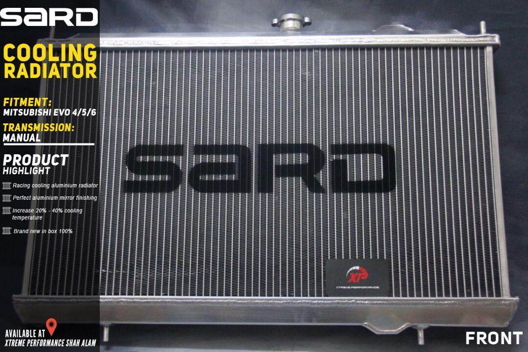 SARD Aluminum Sport Racing Radiator Heavy Duty Extreme Cooling For ...
