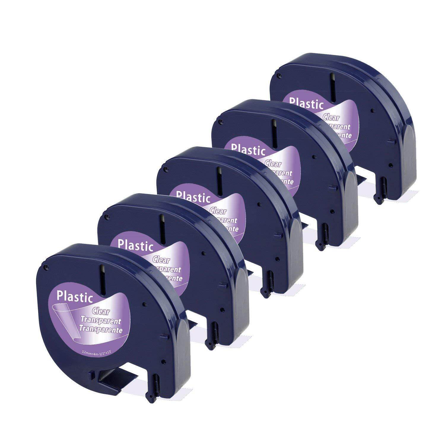 【Malaysia Spot】 5-Pack Letratag Clear Tape Refills 16952 Compatible ...