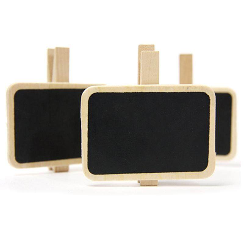 12Pcs Small Blackboard Clip Mini Blackboard Pegs Wooden Photo Note Clip ...