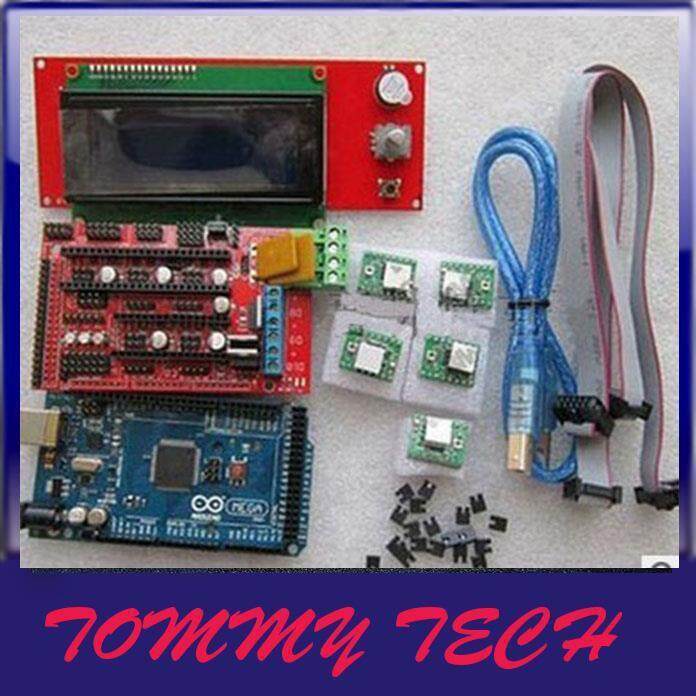 Arduino MEGA 2560 + RAMPS 1.4 CNC Shield + LCD 2004 3D Printer | Lazada