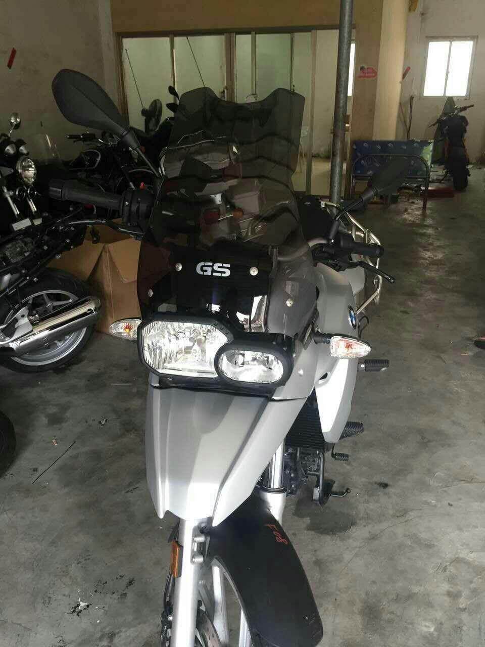 Areyourshop windshield windscreen + 4 "สำหรับ BMW ADVENTURE f650gs ...