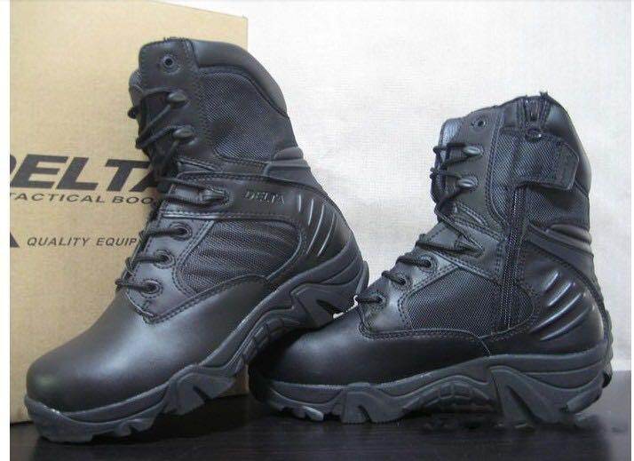 DELTA TACTICAL BOOTS HIGH CUT BLACK STOCK READY | Lazada