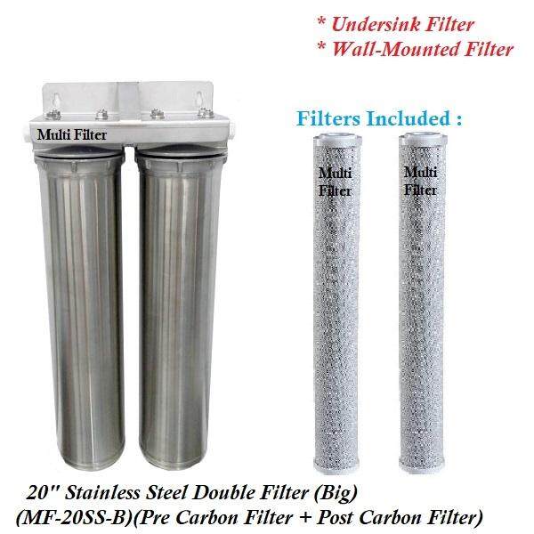 (Multi Filter) MF 20” S/Steel Double Filter(Big)+PP5M+CTO-School/House ...