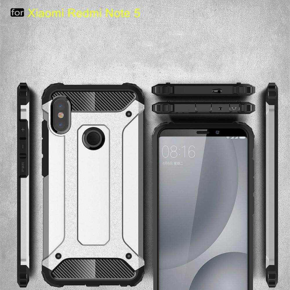 For Xiaomi Redmi Note 5 Phone Case, Shockproof Hard Rugged Hybrid Armor ...