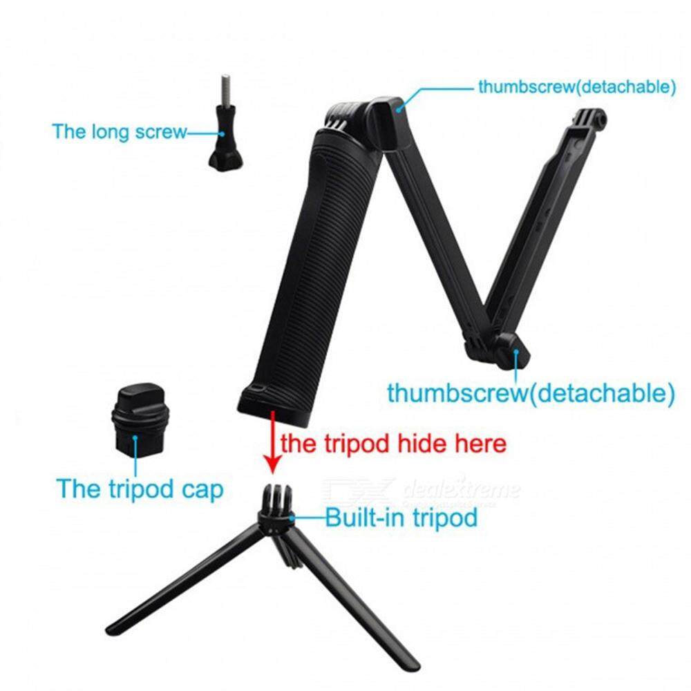 กล้องเพื่อการกีฬาสำหรับGopro 8 7 6 5 4 3 Way Stickตัวจับเวลาด้วยตนเอง ...