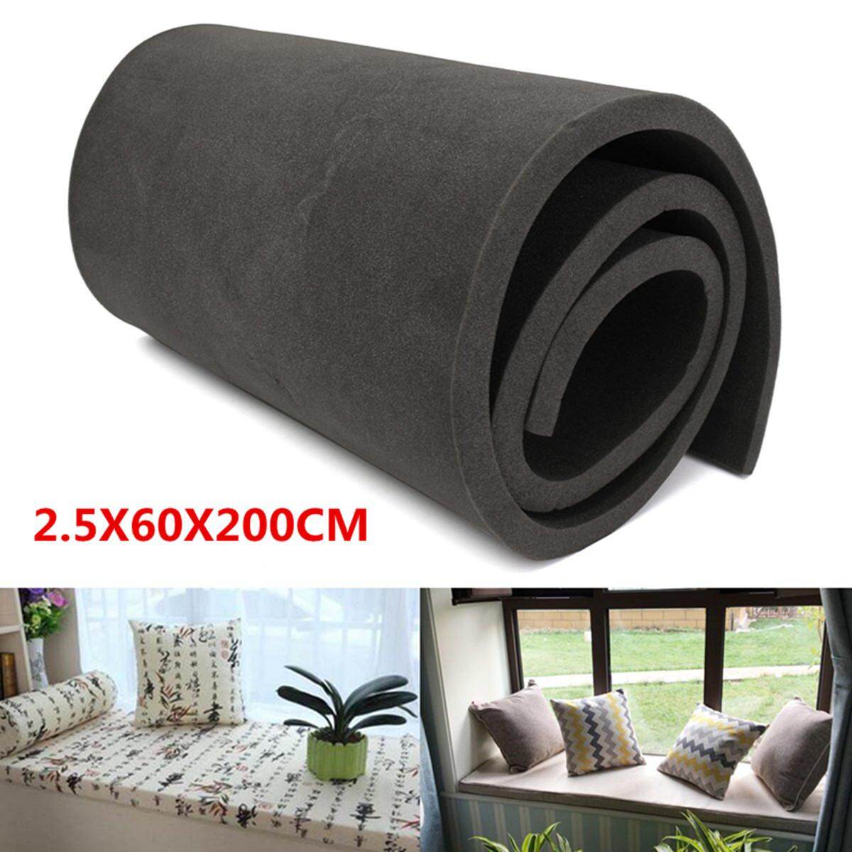 79"X24" Upholstery Black High Density Foam Cushion Rubber Sheets Sofa ...