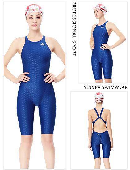 Yingfa 925 ว่ายน้ำ / การฝึกอบรม / การแข่งขัน Shark Scale Kneeskin ชุด ...