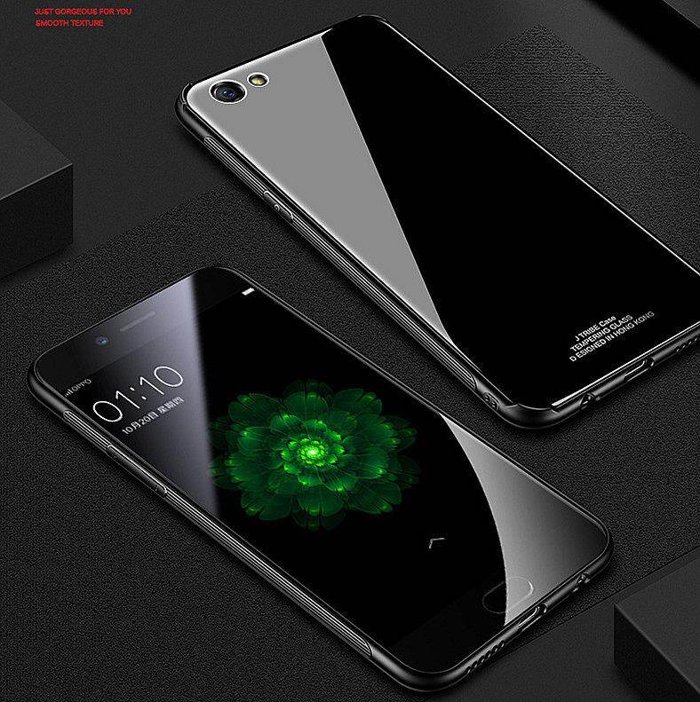 For OPPO A83 Glass Case Clear Full Protection Tempered Glass Back Cover ...