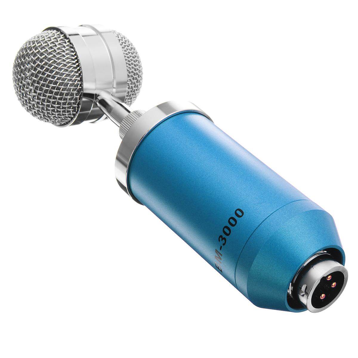 BM-3000 สตูดิโอเครื่องบันทึกเสียงแบบคอนเดนเซอร์ไมโครโฟน + โลหะสำหรับ ...