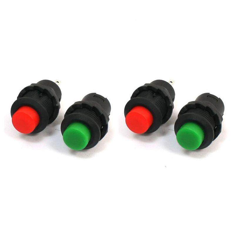 10 x With Momentary Round Head Panel Mount SPST 2 Pin Push Button Switch - happyang - ThaiPick