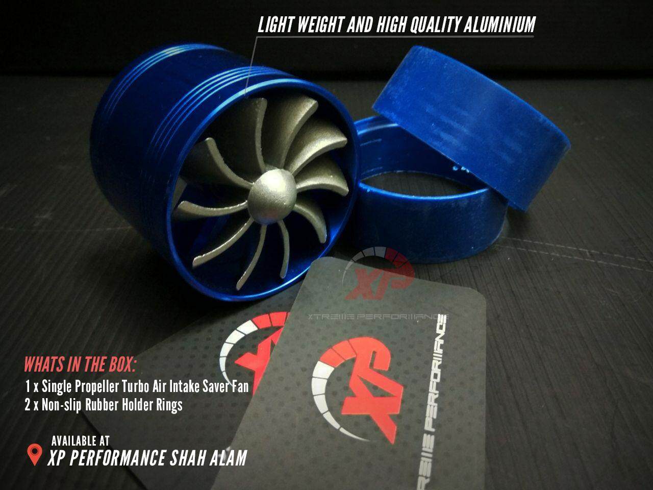 Universal TURBO F1-Z Air Intake Gas Fuel Saver SINGLE Fan Turbine ...