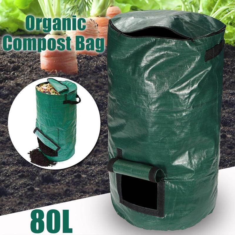 80L อินทรีย์ถุงหมักปุ๋ย KITCHEN Garden Organic Waste Storage Disposal ...
