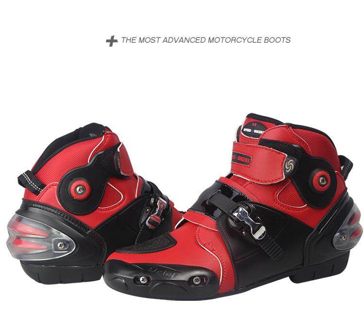 LD【ready Stock】Men Soft Motorcycle Boots Biker Waterproof Speed ...